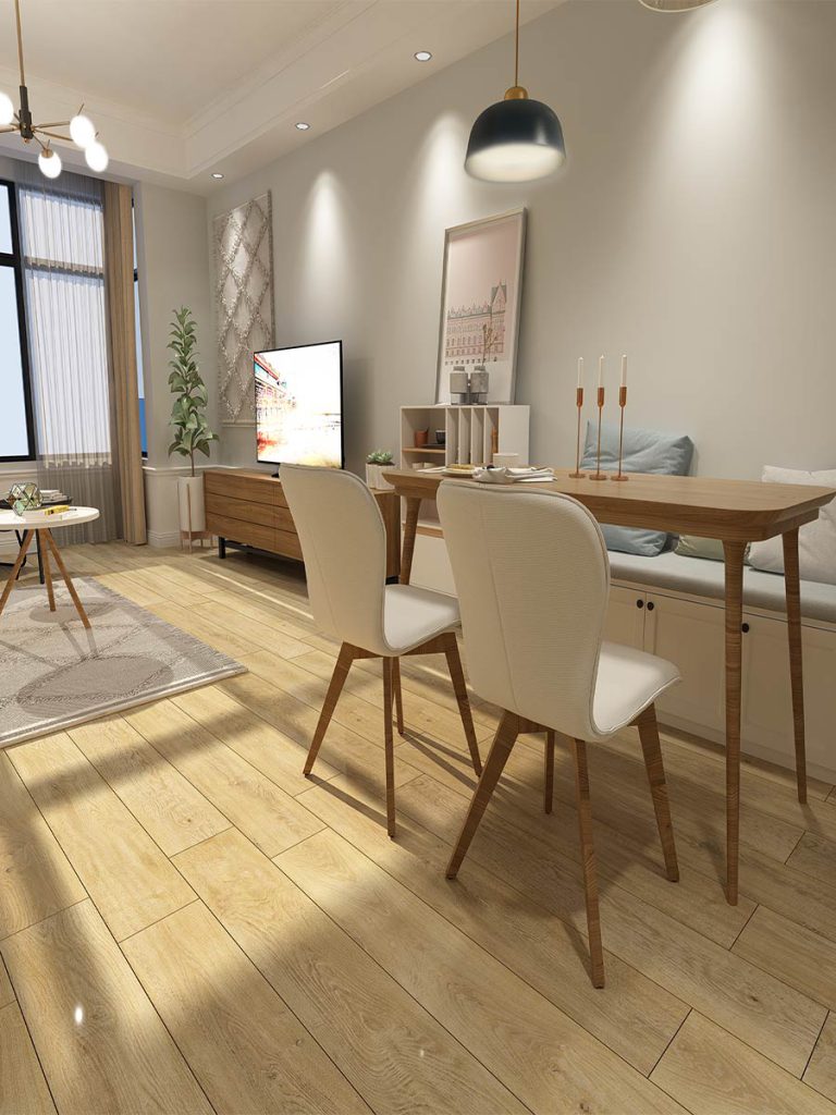 Cottage White- Wood Design Porcelain Slab| Architectural Design | Sansam