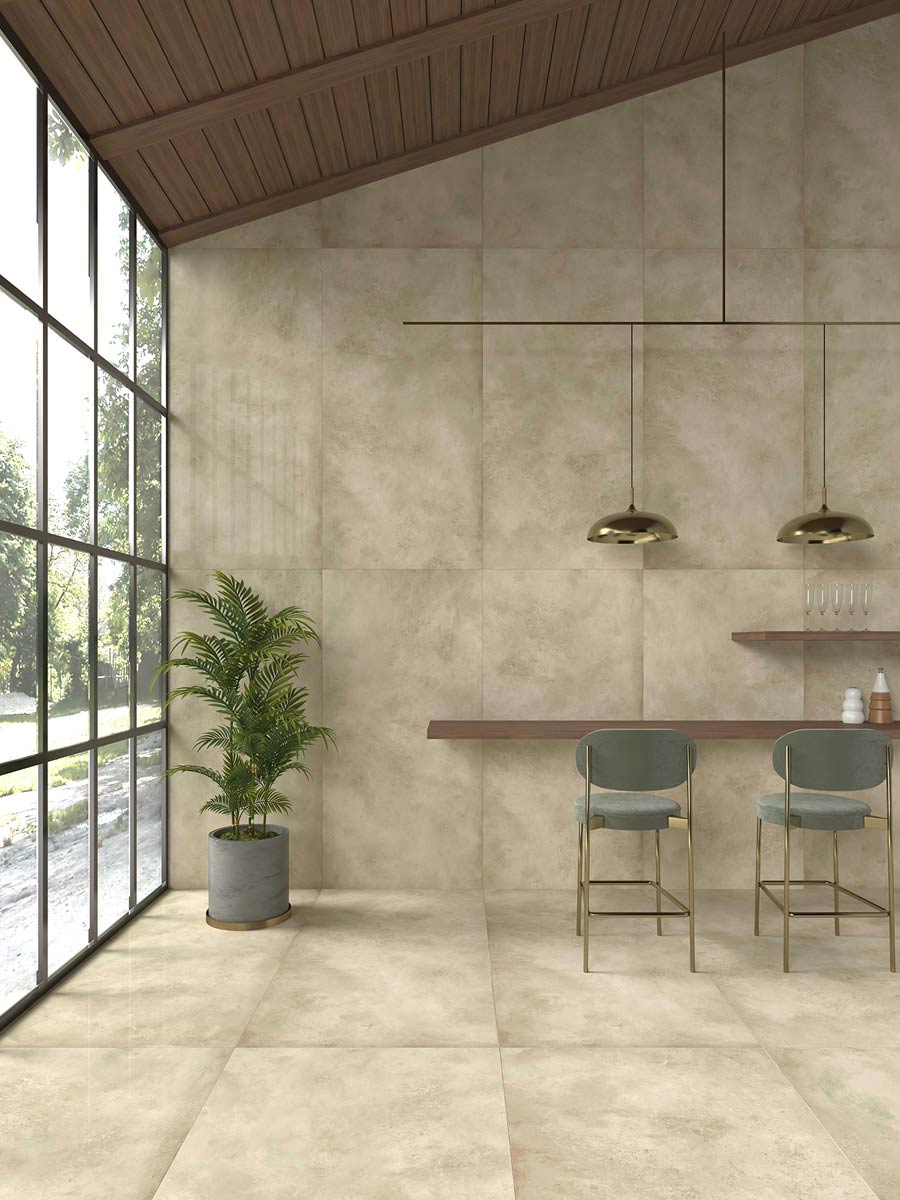 Emerald Ivory- Modern Look Porcelain Slab| Architectural Design | Sansam