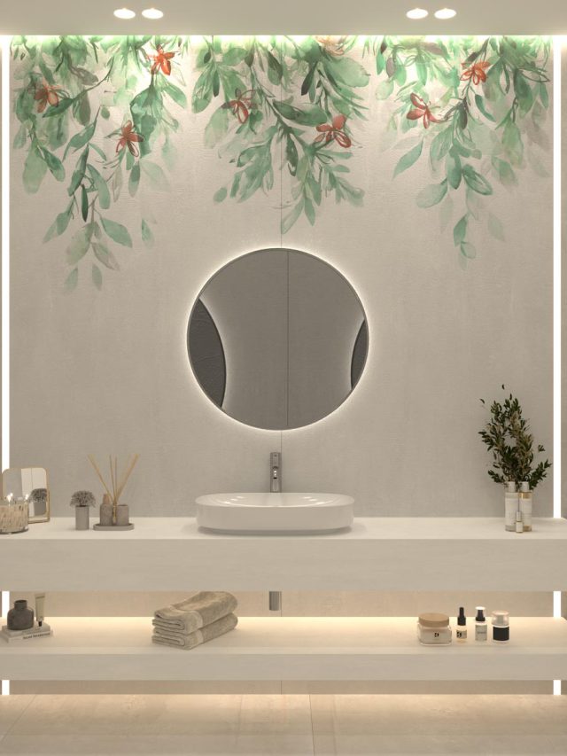 Flower Garden- Marble Look Porcelain Slab| Architectural Design | Sansam