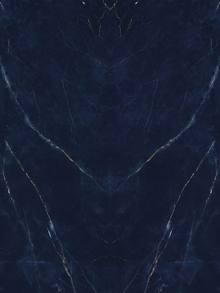 Lava Blue Bookmatch- Marble Look Porcelain Slab| Architectural Design