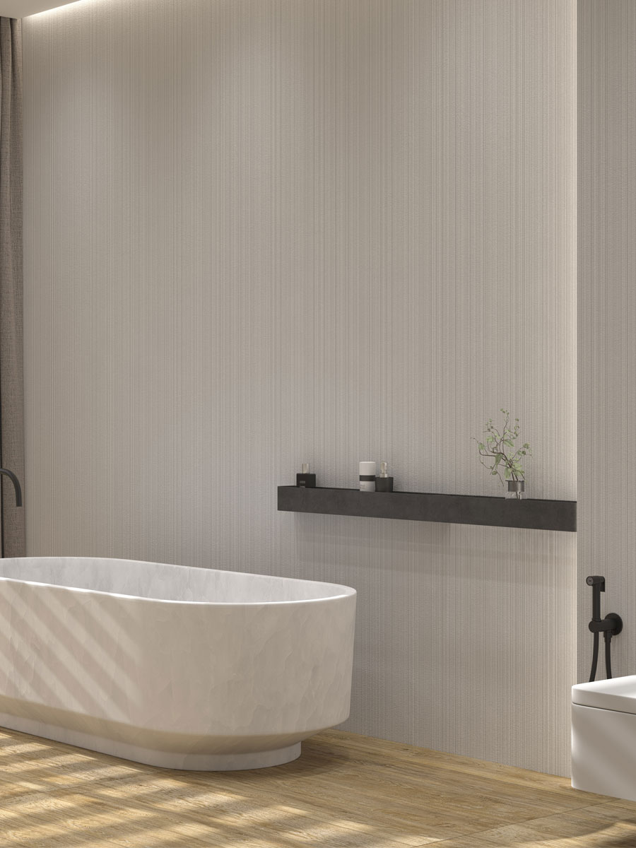Concept Light Gray Stripe - Modern Look Porcelain Slab| Sansam