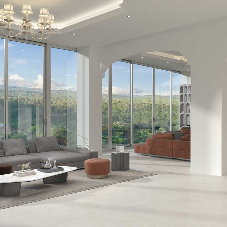 Innovative Porcelain Slab Designs: Elevating Interior Spaces